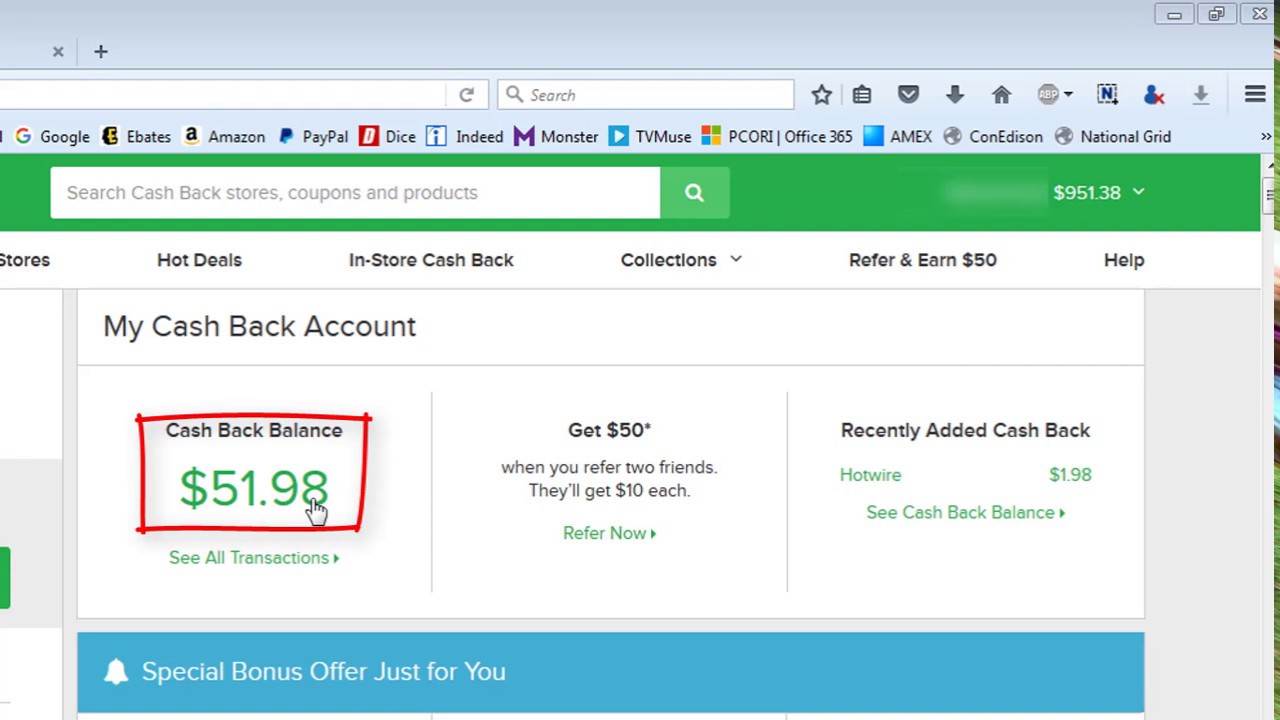 How I Made $50 From Ebates | How To Make Money Online | How Ebates Work ...