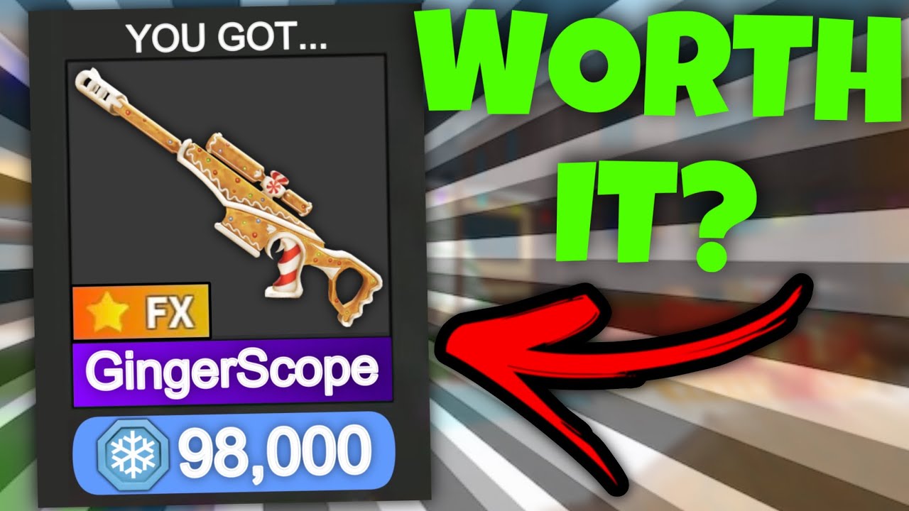 *IS THE GINGERSCOPE WORTH BUYING IN MURDER MYSTERY 2?* WATCH BEFORE YOU BUY IT! 😱🔥 - YouTube