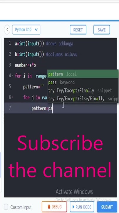 coding practice 13B || numbers in rectangle 3 || NXT WAVE || CCBP || python beginner || Telugu ...