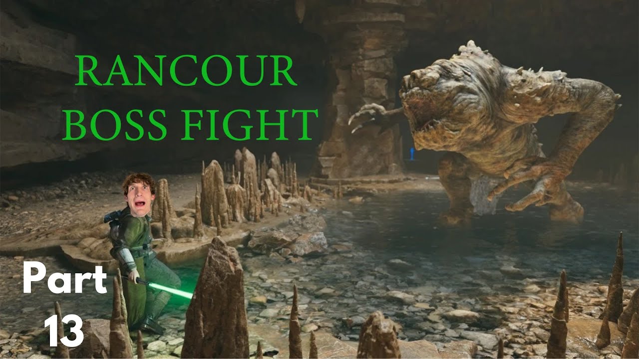 HELP I FELL INTO A RANCOUR PIT (BOSS FIGHT) | Star Wars Jedi Survivor ...