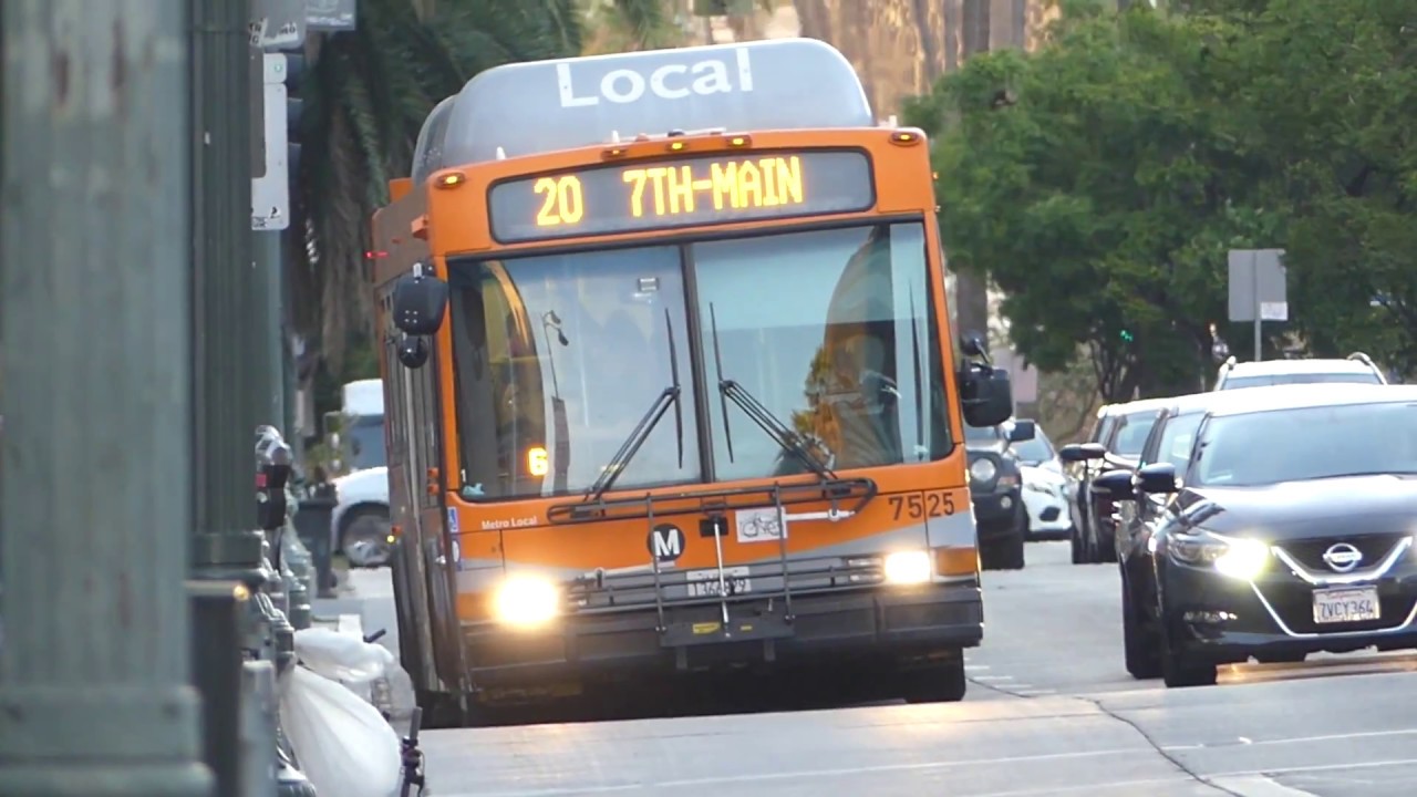 LA Metro Bus: 2005 NABI 40-LFW CNG Route 20 Metro Local Bus #7525 at ...