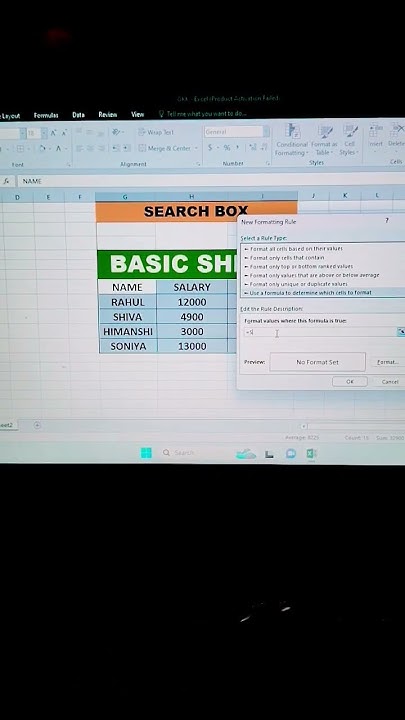 #tag#excel#computerzone#excelformula #computereducation Excel mai rows highlight withcondinal ...