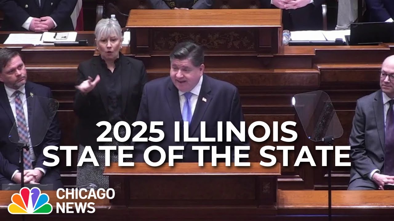 FULL: Gov. Pritzker delivers Illinois State of the State Address 2025 ...