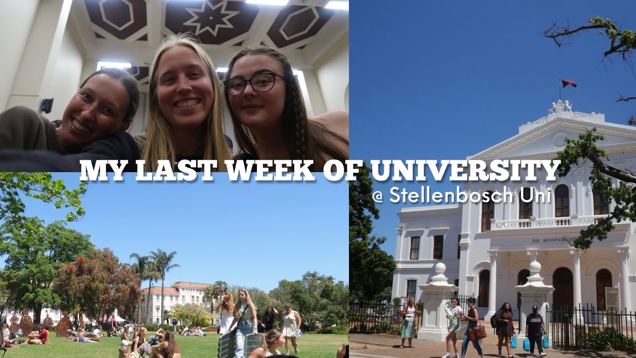 MY LAST WEEK OF UNIVERSITY - YouTube