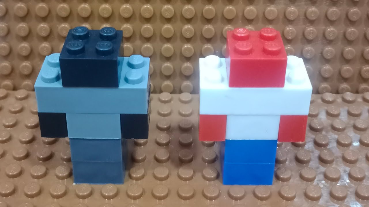 LEGO minecraft characters tutorial #dreamhouseblocks #lego #minecraft ...