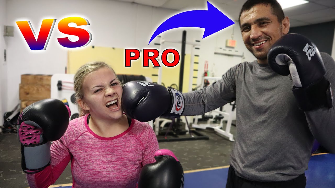 FIGHTING A PROFESSIONAL MMA FIGHTER! - YouTube