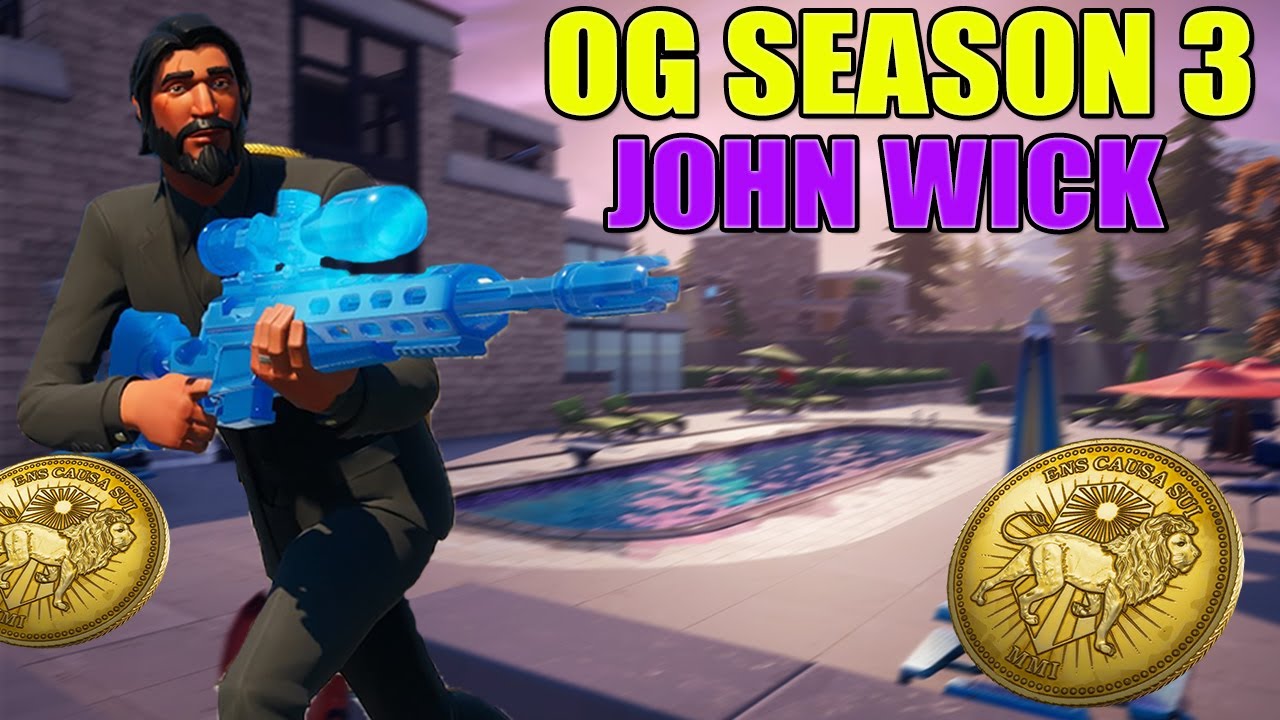 OG JOHN WICK SKIN IN CHAPTER 2 FORTNITE! - YouTube