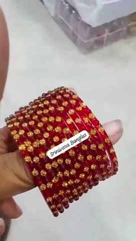 new model red bangles # Nanda collection Khammam #fancy - YouTube