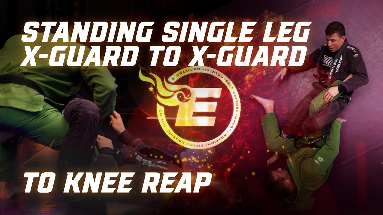 15 Standing single leg x guard to x guard to knee reap - YouTube
