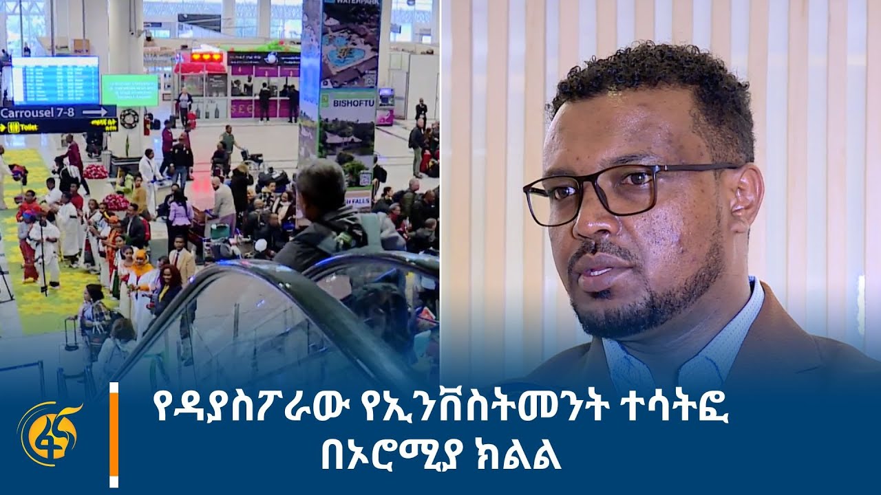የዳያስፖራው የኢንቨስትመንት ተሳትፎ በኦሮሚያ ክልል Youtube