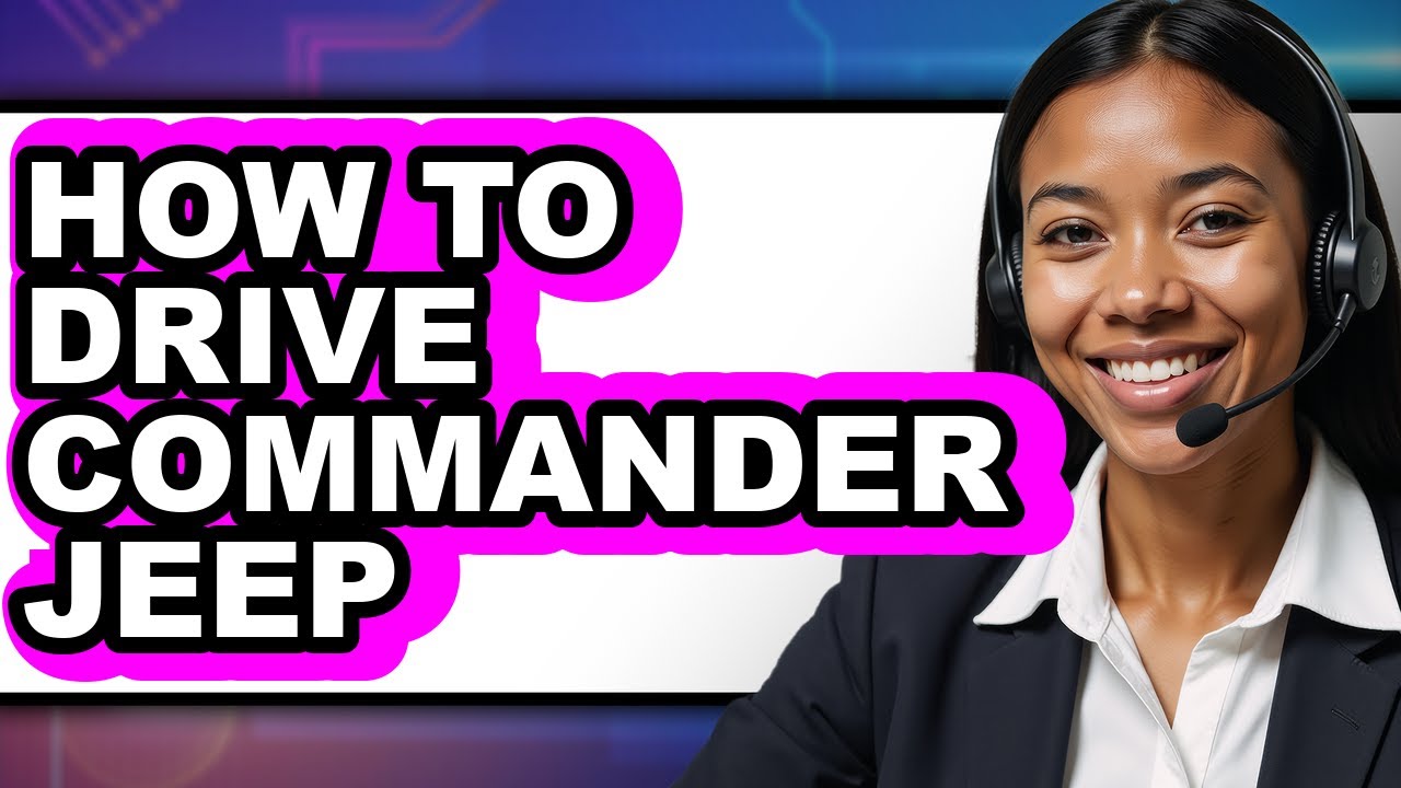 How to Drive Commander Jeep - Full Guide - YouTube