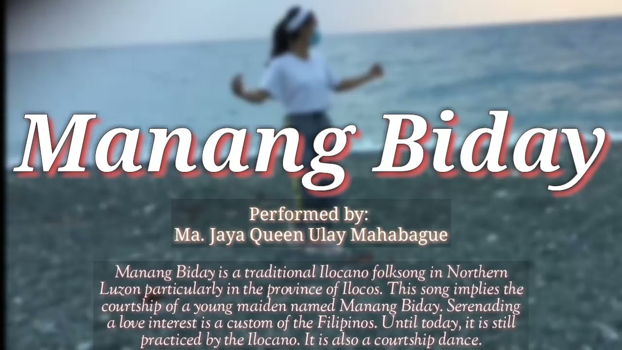 Manang Biday Folkdance (Creative Video Steps) 3/4 Time Signature - YouTube