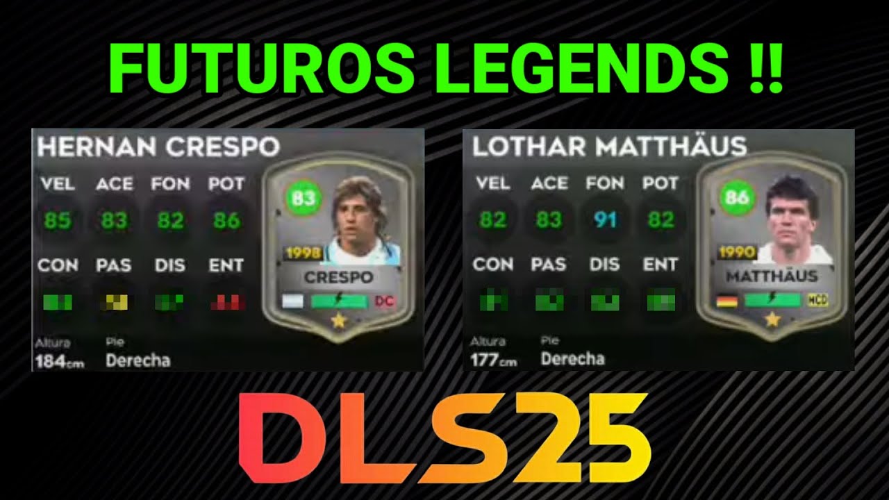 Confira as Estatísticas dos Próximos Legends no DLS 25 !! - YouTube