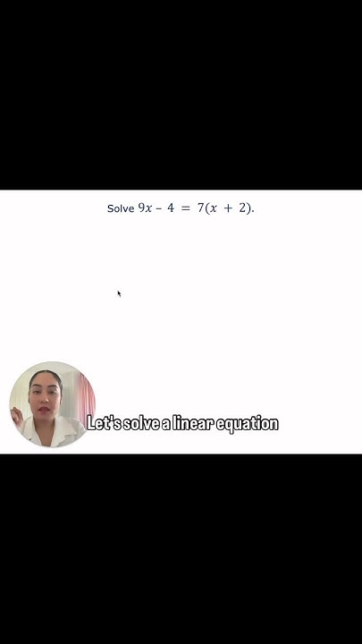 Solving Linear Equations Made Easy | Step-by-Step GCSE Maths Guide #mathsshorts #maths # ...