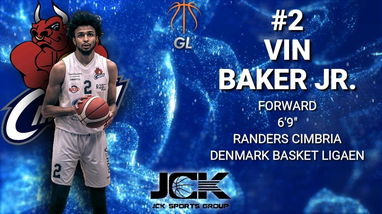 Vin Baker Jr. Highlights 2023/24 Randers Cimbria - YouTube