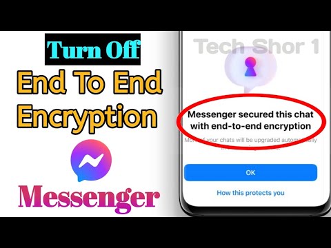 How to Turn Off End to End Encryption in Messenger | Remove End to End ...