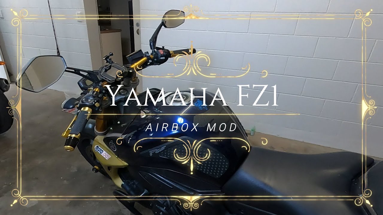 Yamaha Fz1 Airbox Mod - YouTube