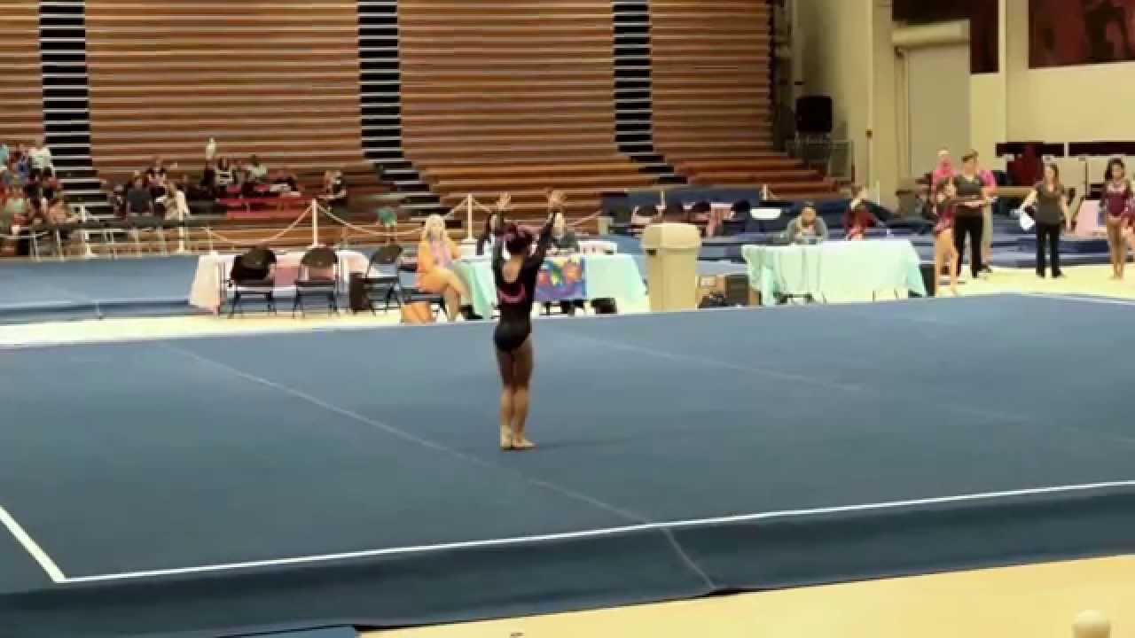 Level 4 Gymnastics | FLOOR ROUTINE | Aloha Invitational 2015 - YouTube