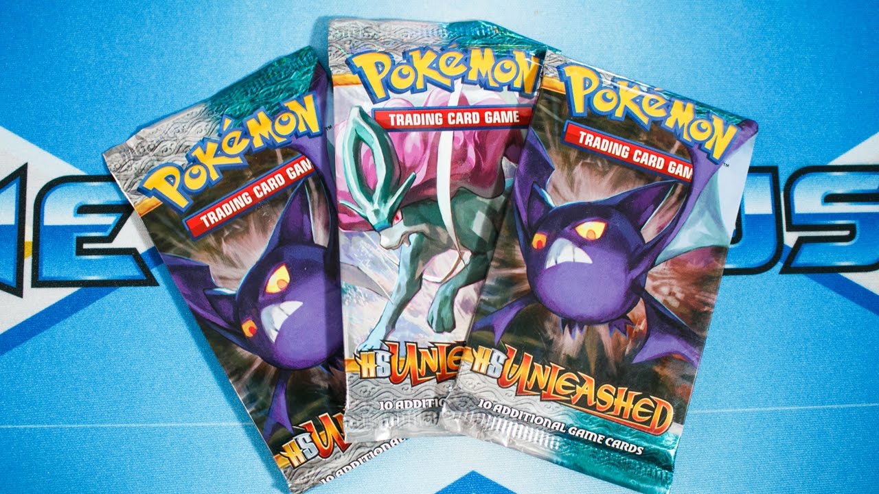 Pokemon HS Unleashed Booster Packs! #2 - YouTube