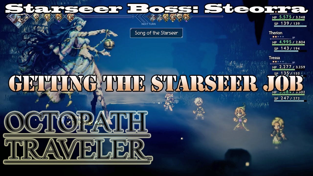 Octopath Traveler - Starseer Boss Steorra - Getting the Starseer Job ...