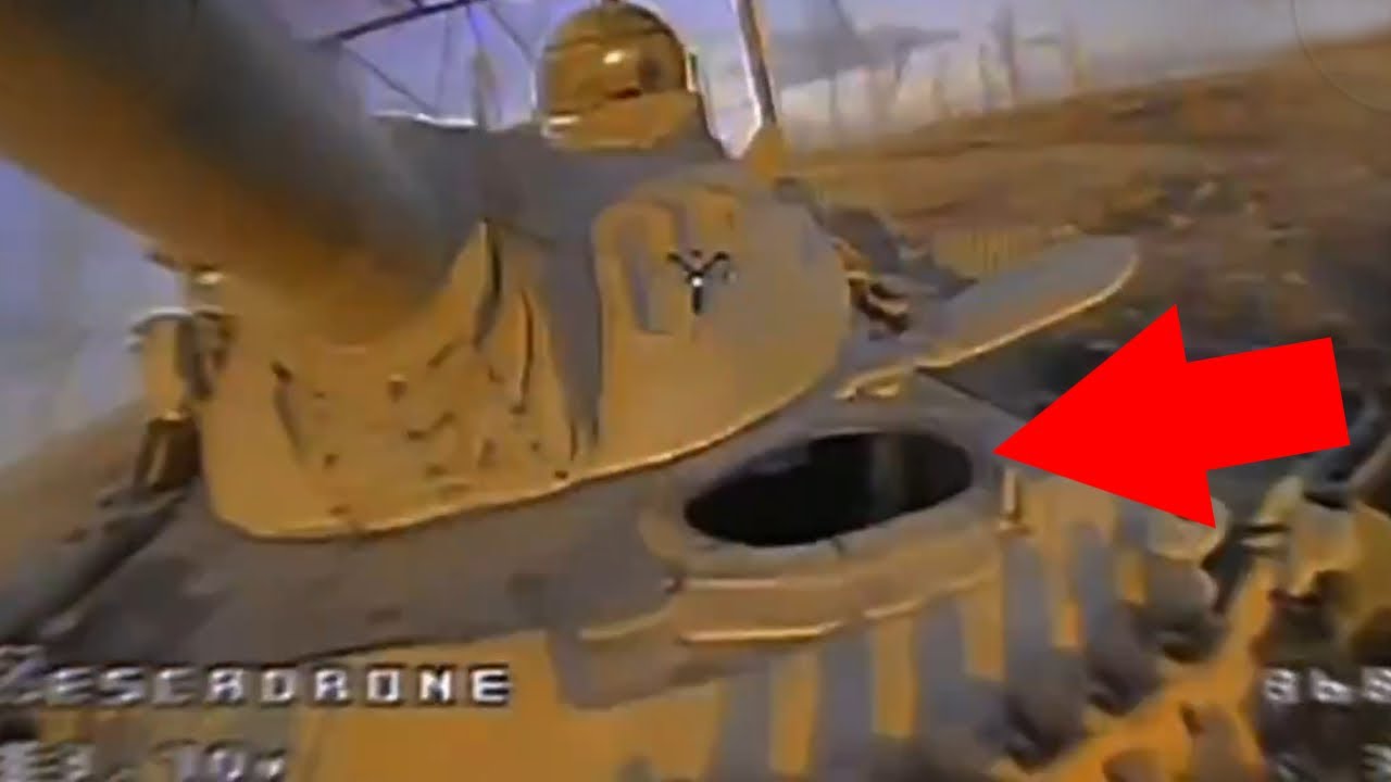 Russian T-54 Tank Destroyed By Hatch Left Open - YouTube