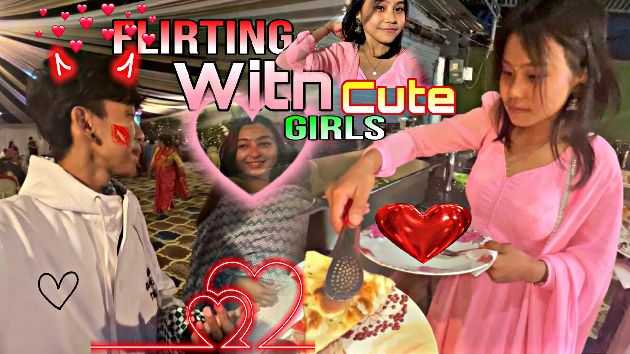 Going to the wedding of the uninvited🤭Flirting with Cute Girls🤪@Lapha ...