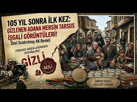 Fransız Arşivlerinin Gizlemeye Çalıştığı Çukurova İşgali | 105 Yıl Sonra İlk Kez:(4K Renkli)