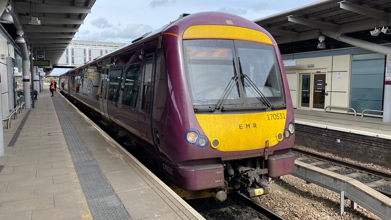 Class 170 Turbostar | 170531 | East Midlands Railway | Derby | 11/04/23 ...