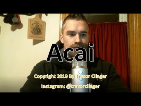 How To Pronounce Acai - YouTube