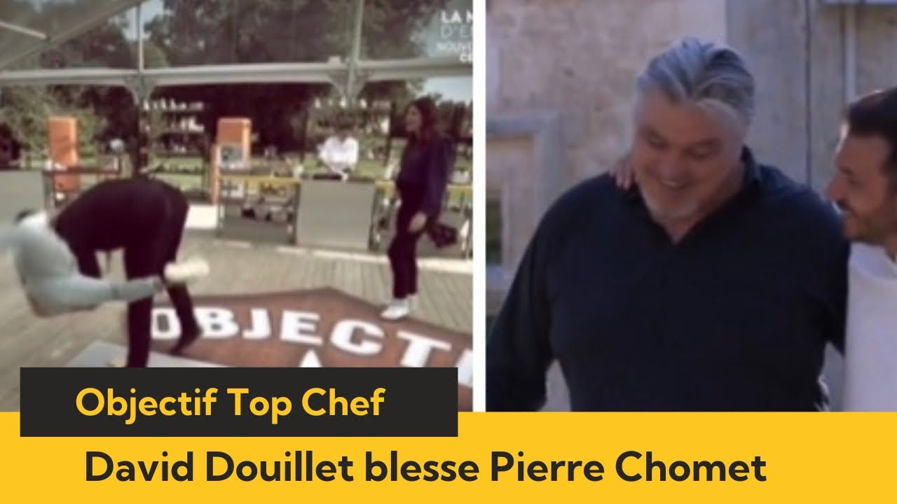 Objectif Top Chef : Pierre Chomet tente une prise de judo sur David ...