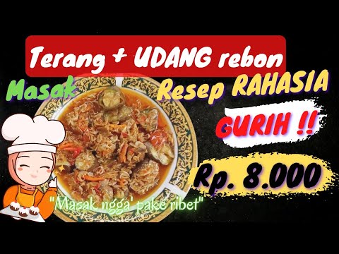 Menu murah tapi enak terong udang reborn pedas!!Wajib coba - YouTube