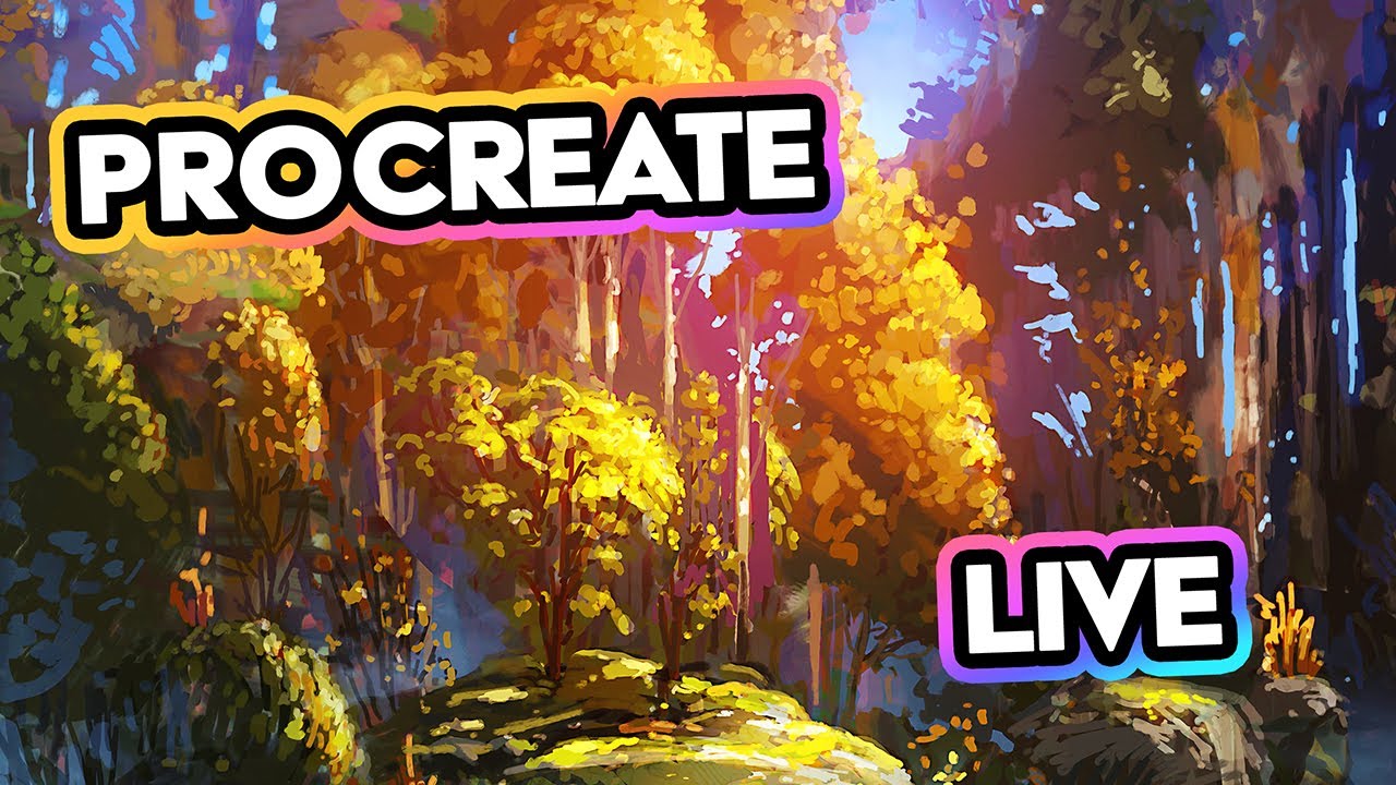 Procreate LIVE🍁 - YouTube