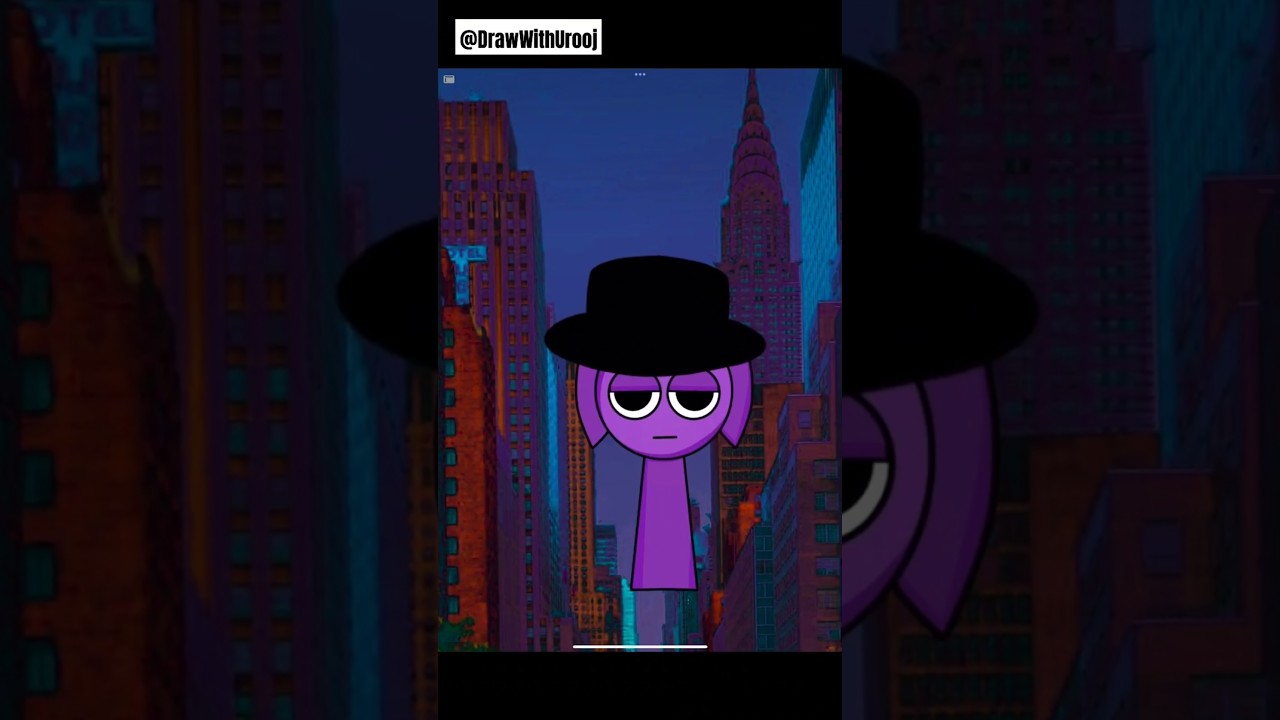 Sprunki durple with Mr.black Hat 🤠 #sprunki #incrediboxmix # ...