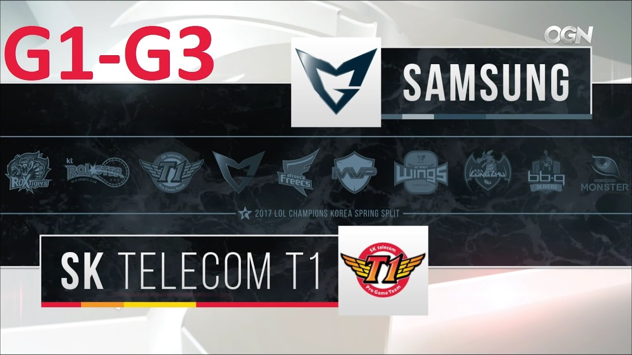 SSG vs SKT Game 1-3 Highlights - 2017 LCK SPRING SPLIT - FULL HIGHLIGHTS - YouTube