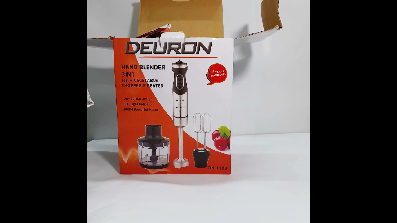 Deuron 3 in 1 hand blender machine @shawnstore - YouTube