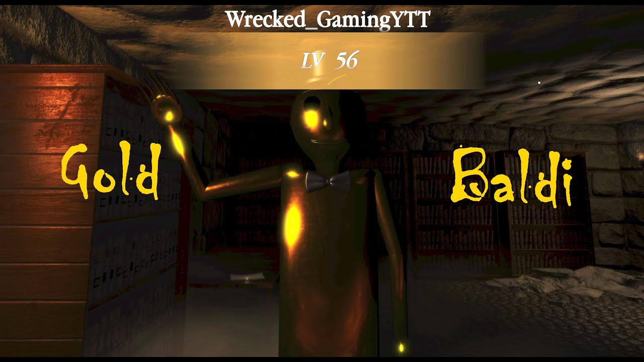 Pillar Chase 2: Gold Baldi Intro & Gameplay - YouTube