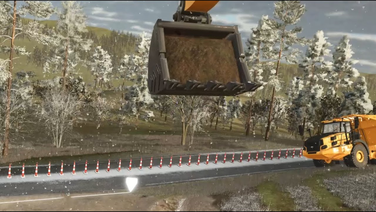 FS25 Small Town USA Road building CommonLogicLogistics - YouTube