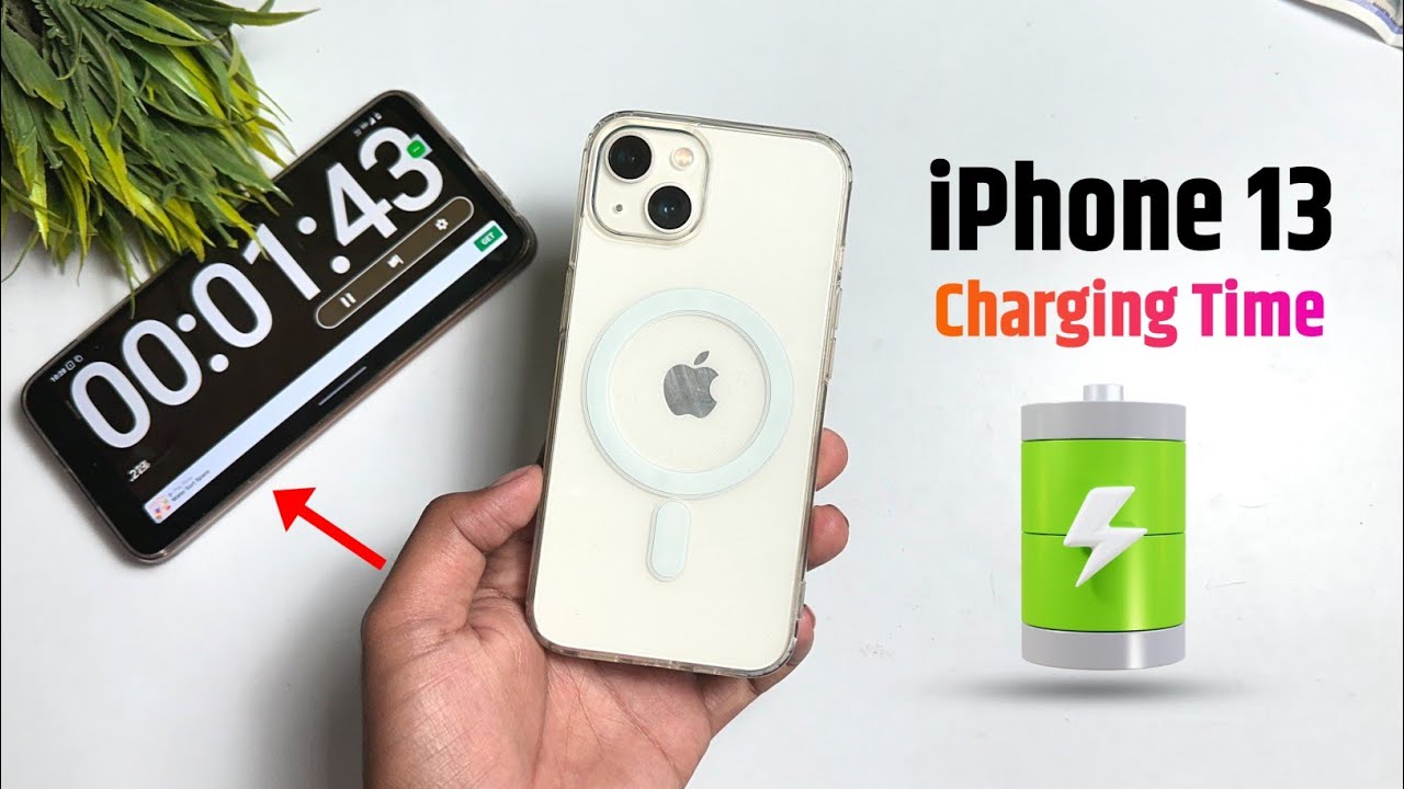 iPhone 13 Battery Charging Test | iPhone 13 Full Battery Charging Time ...