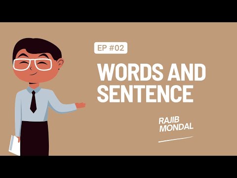 Basic Concept of Words and Sentence | Rajib's Teaching Academy - YouTube
