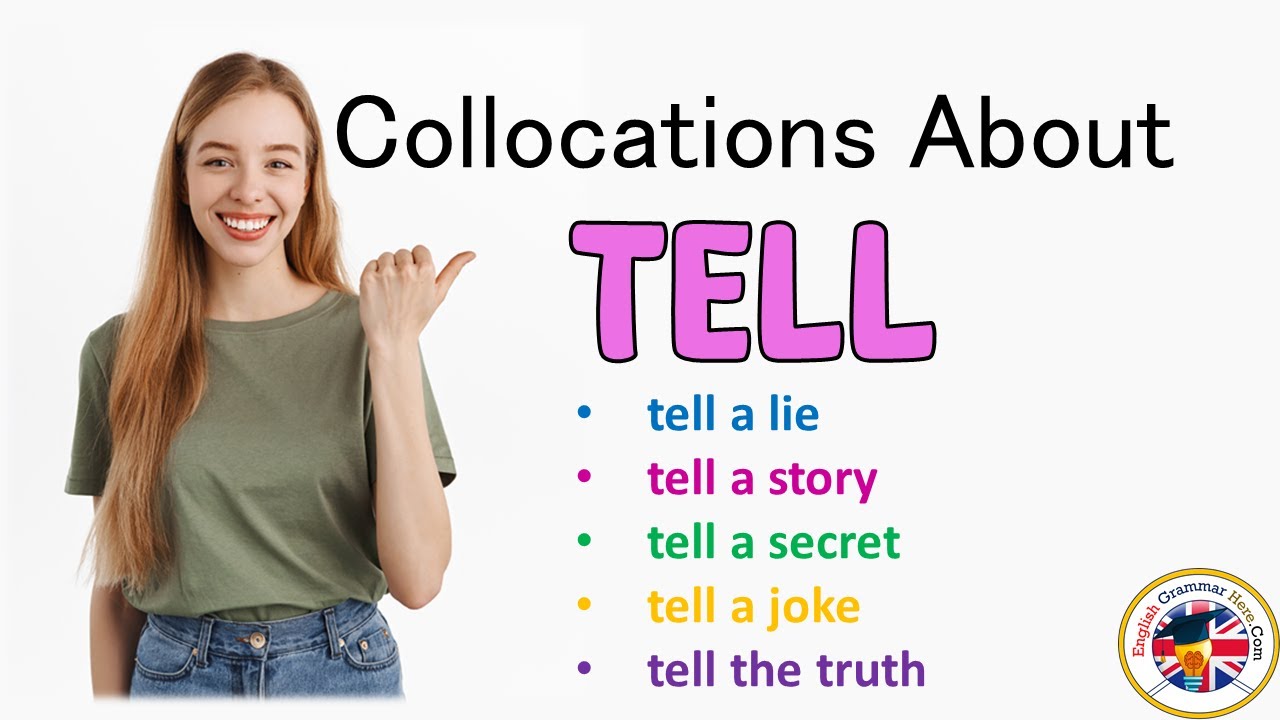 Collocations about Tell and Example Sentences - YouTube