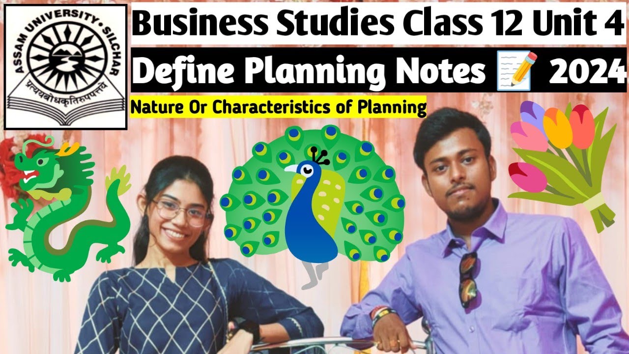 Business Studies Class 12 Unit 4 Notes | Define Planning | Nature Or ...