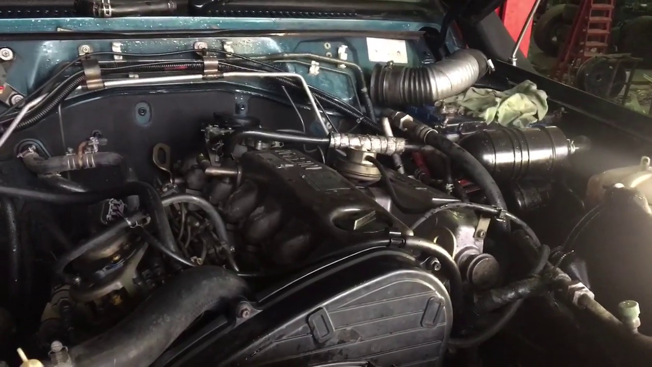 a4692 - RD28 Nissan Patrol Engine Start Up - YouTube