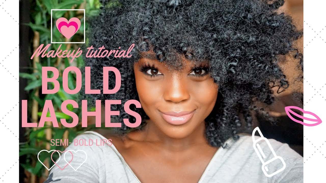 Bold Lashes and Lips Makeup Tutorial - YouTube