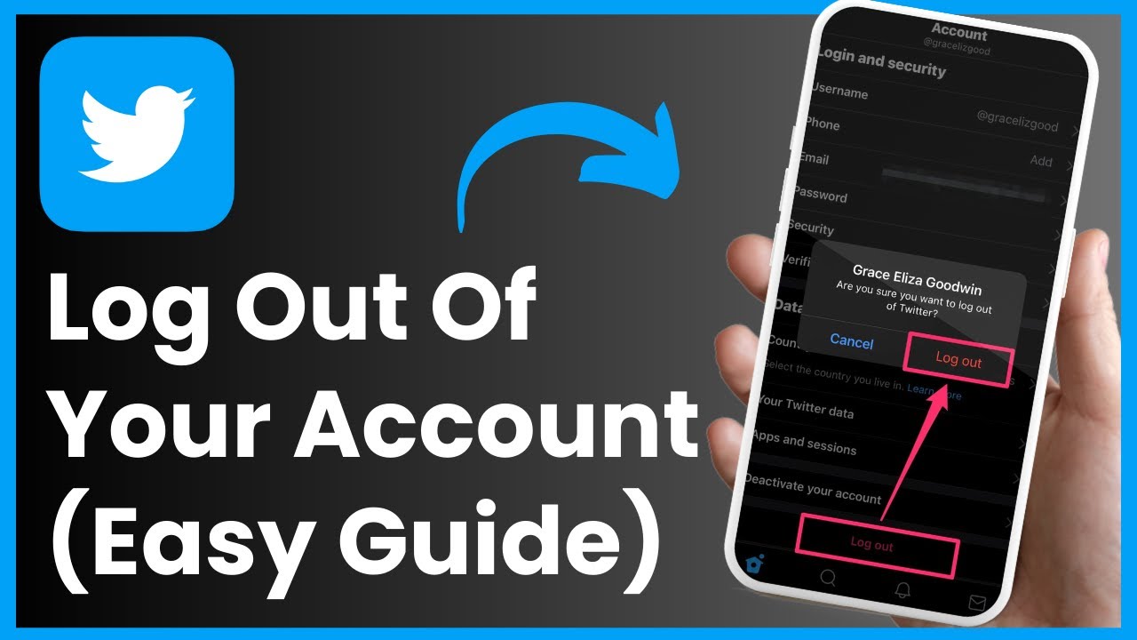 How to Logout of Twitter App ! [NEW UPDATE] - YouTube