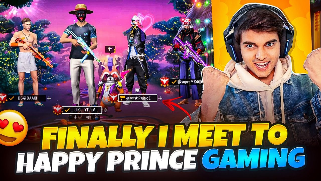 Finally I Meet With Happy Prince Gaming 🥹 ️ Dreams Come True ...