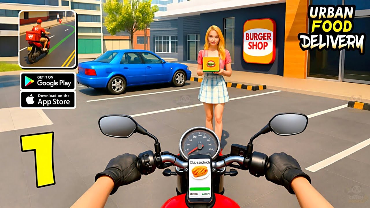 Urban Food Delivery Game - Gameplay Walkthrough Part 1 - Android ...