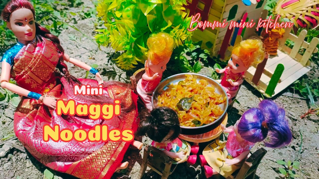 Mini Maggi Noodles in Tiny Pan | Real Mini Cooking | Bommi Mini Kitchen ...