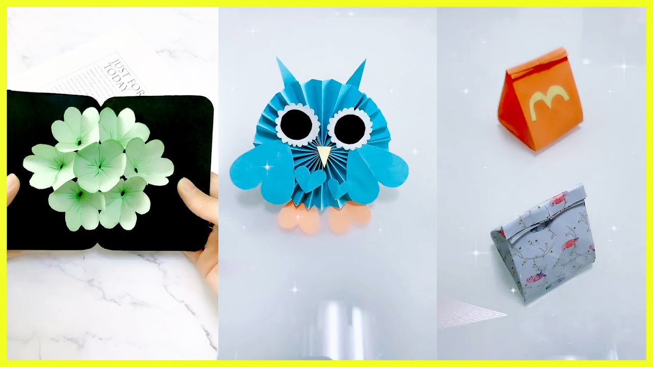【折り紙簡単 - EasyOrigami】Top 3, How to make Easy Origami paper ... Tik Tok ...