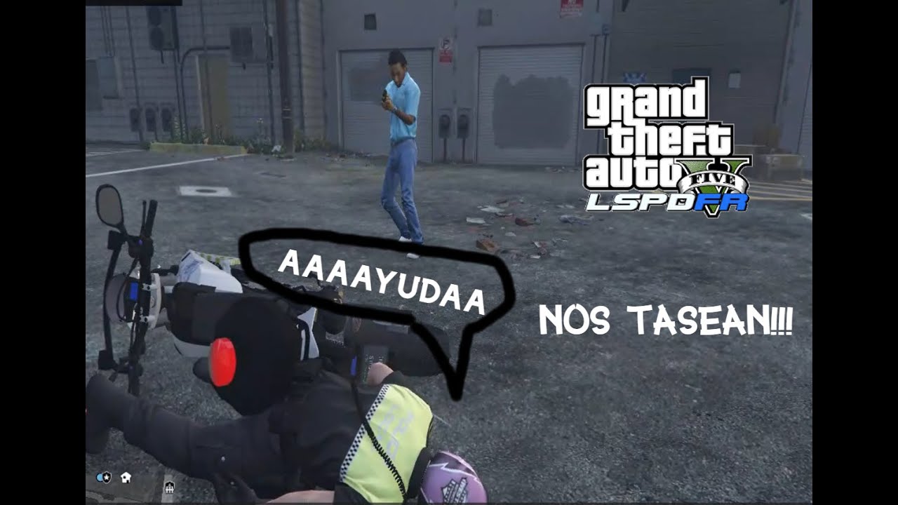 LSPDFR DIA 9 | NOS TASEA en UN CALLEJON - YouTube