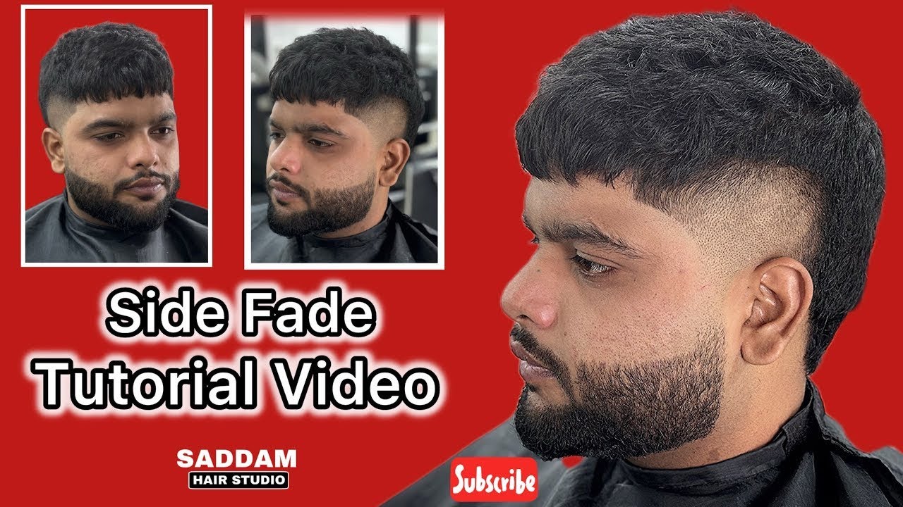 Side faded hair cut | skin fade tutorial step by step in hindi # ...
